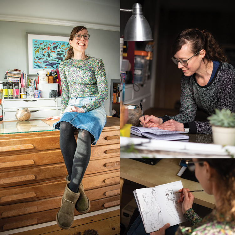 Anne Wilson illustrated cards, prints and gifts.